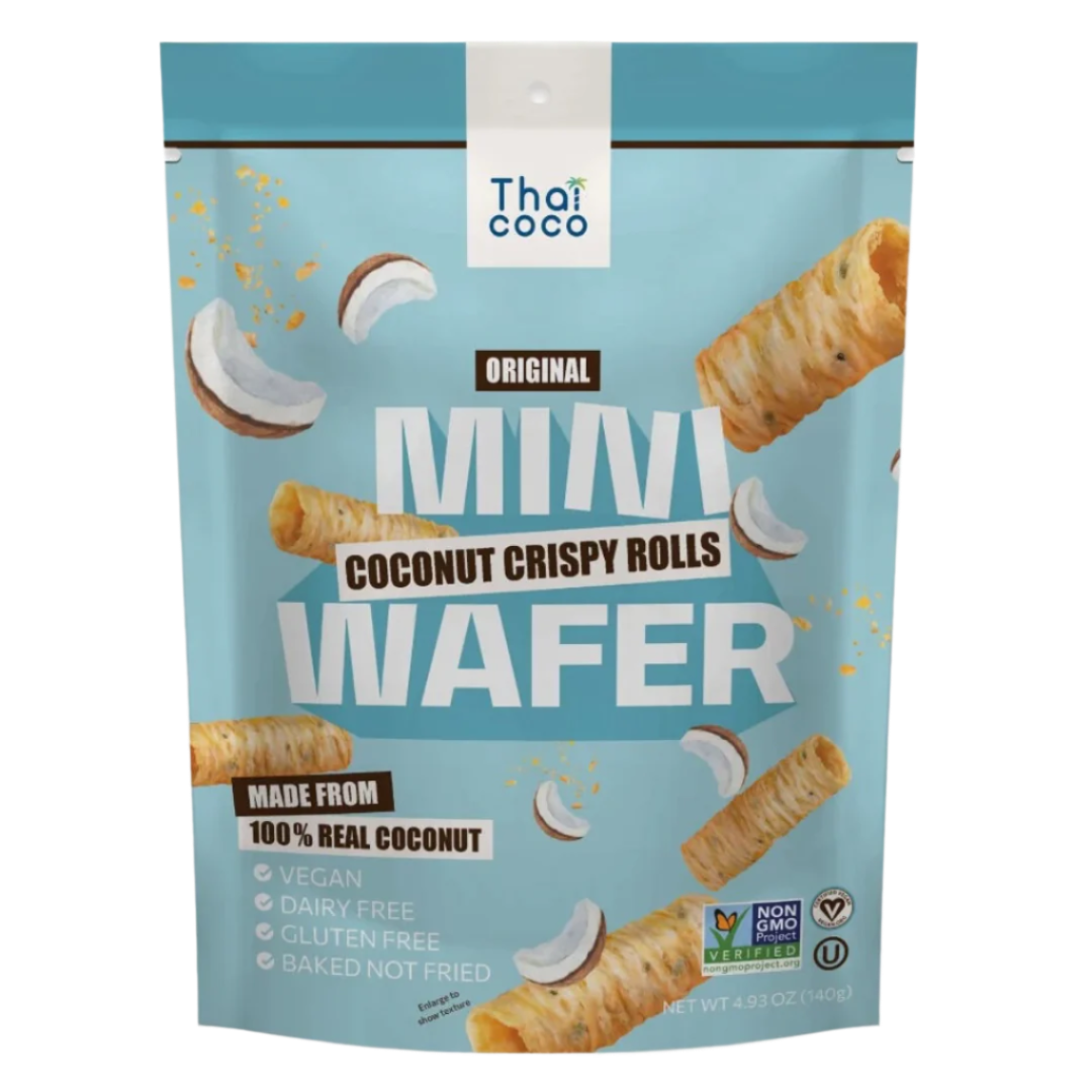 Coconut Crispy Rolls Original THAI COCO, 140 g – YOUMAME