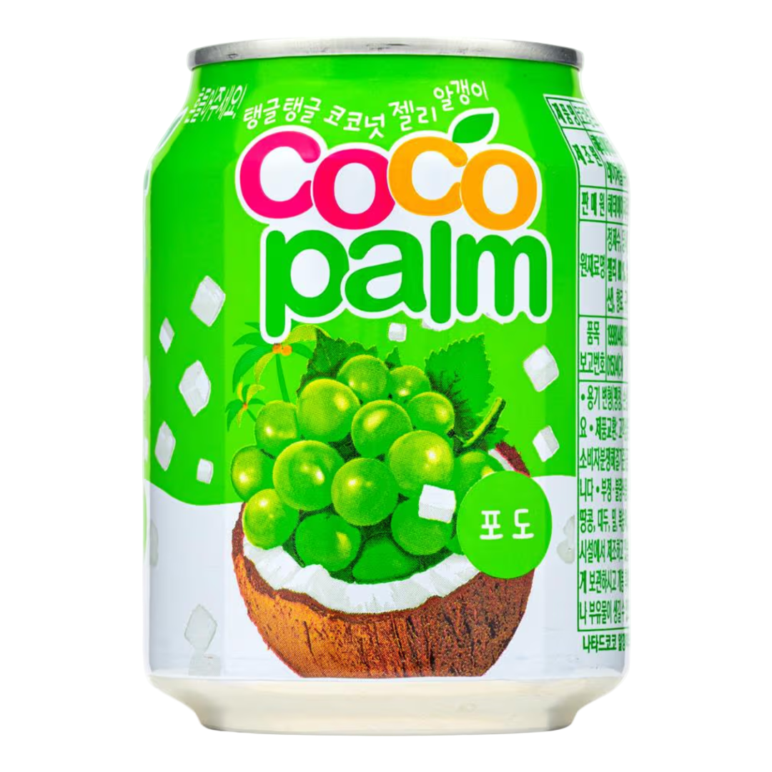 Grape Drink with Nata de Coco Palm HAITAI, 238 ml – YOUMAME