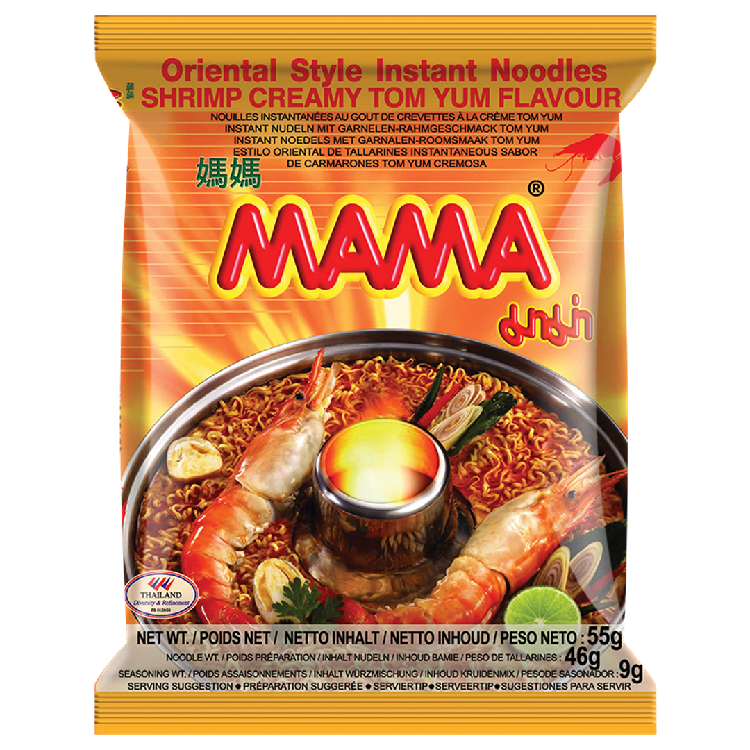 Instant Noodles Shrimp Creamy Tom Yum (Jumbo Pack) MAMA, 90 g – YOUMAME