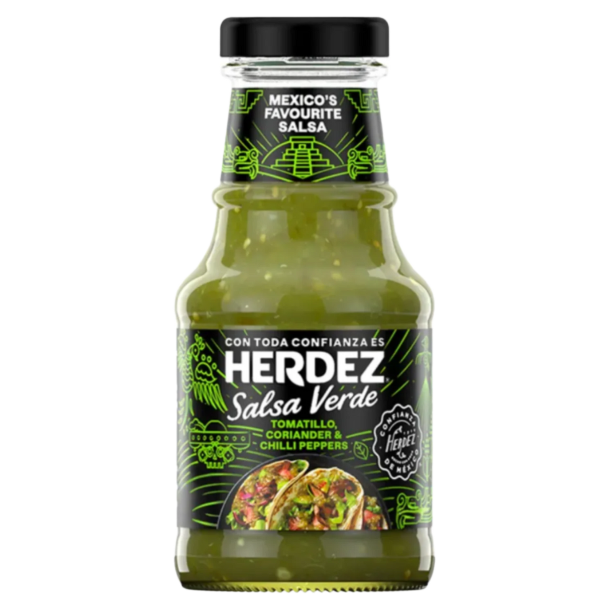 Salsa Verde Mild HERDEZ (In Glass), 240 g – YOUMAME