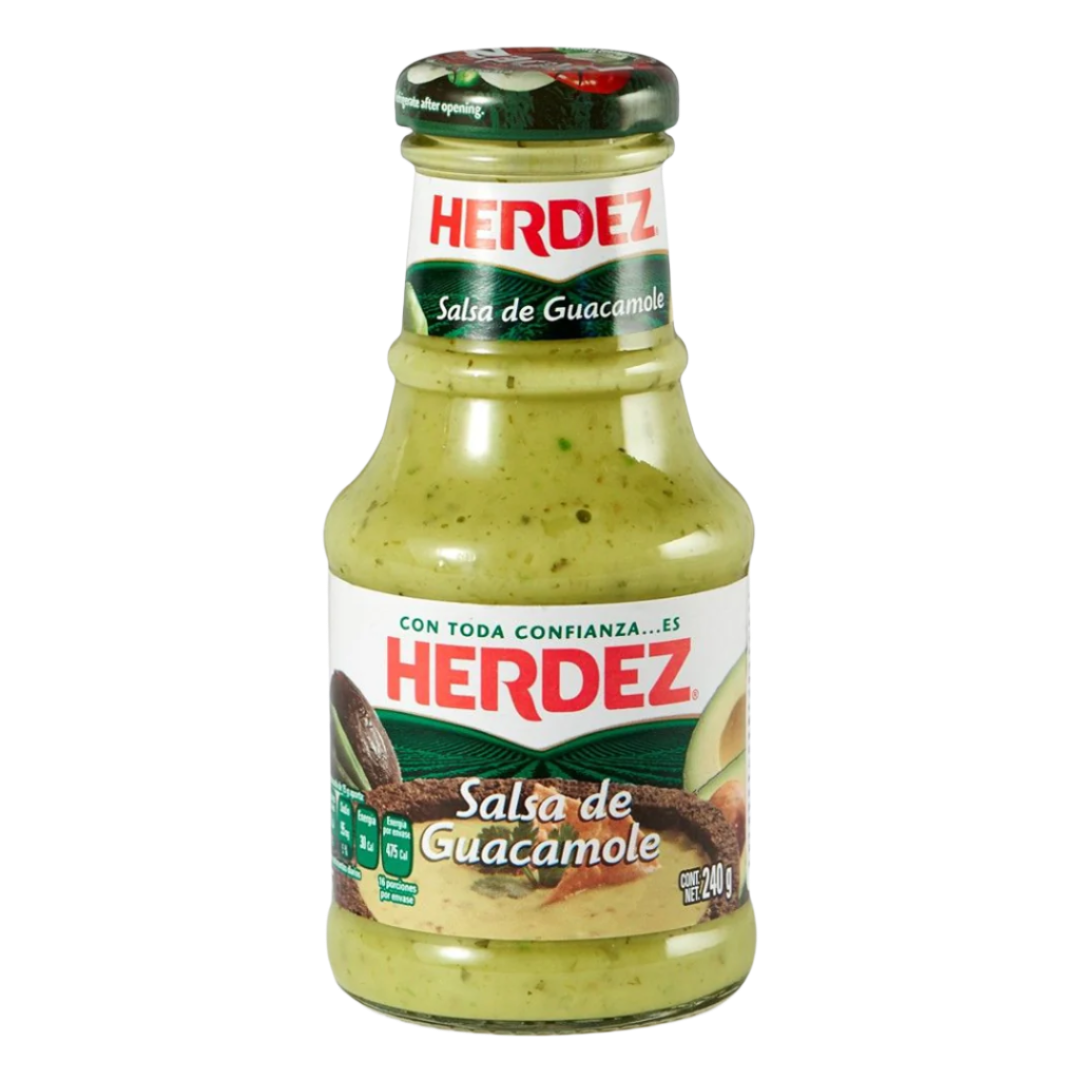 Salsa Guacamole HERDEZ (In Glass), 240 g – YOUMAME